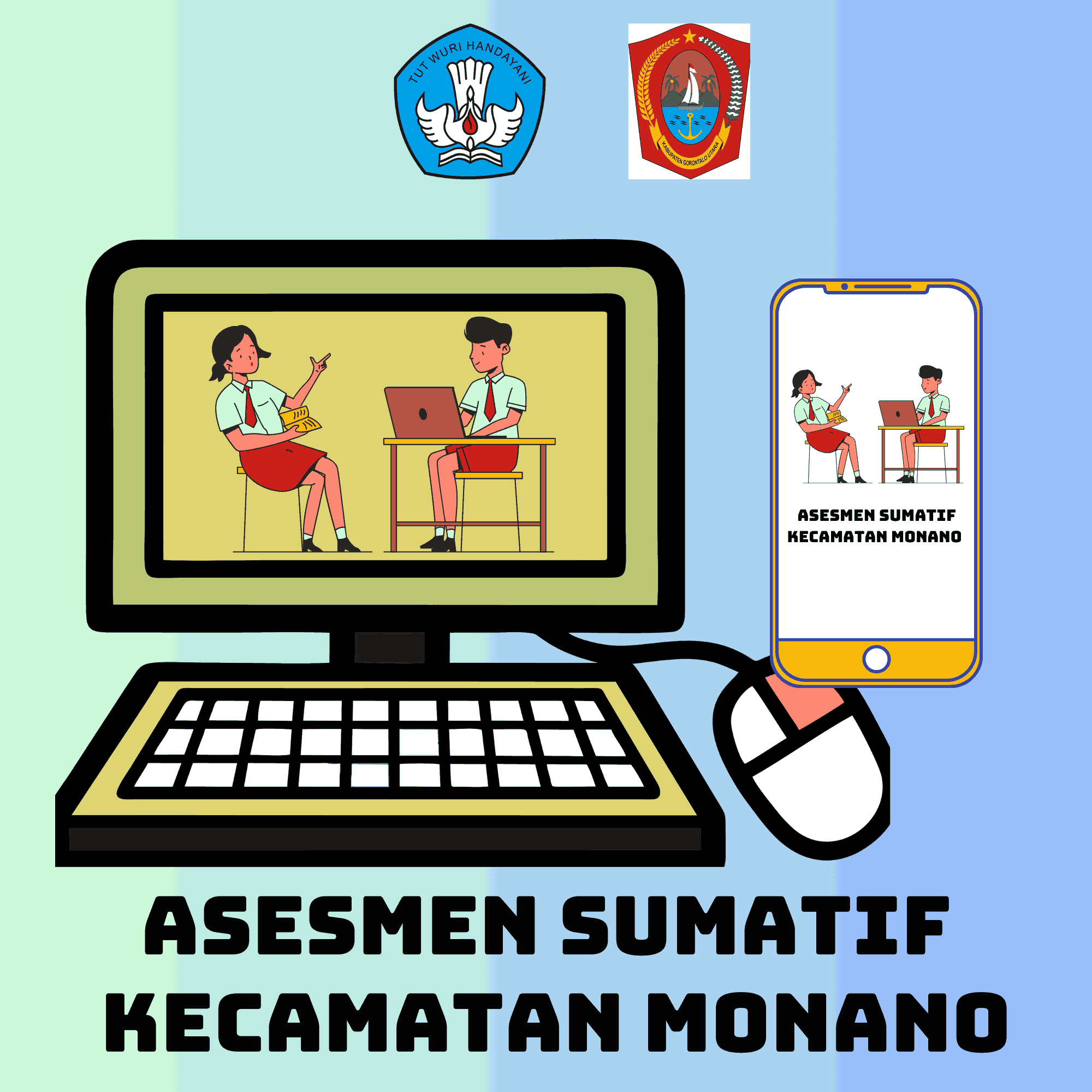 Korwil Monano | E-Ujian